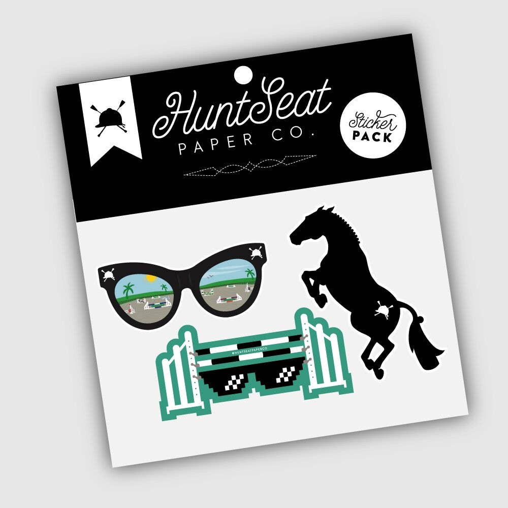 Hunt Seat Paper Co. - Sticker Pack (Equestrian) – Spectrum Saddle Shop