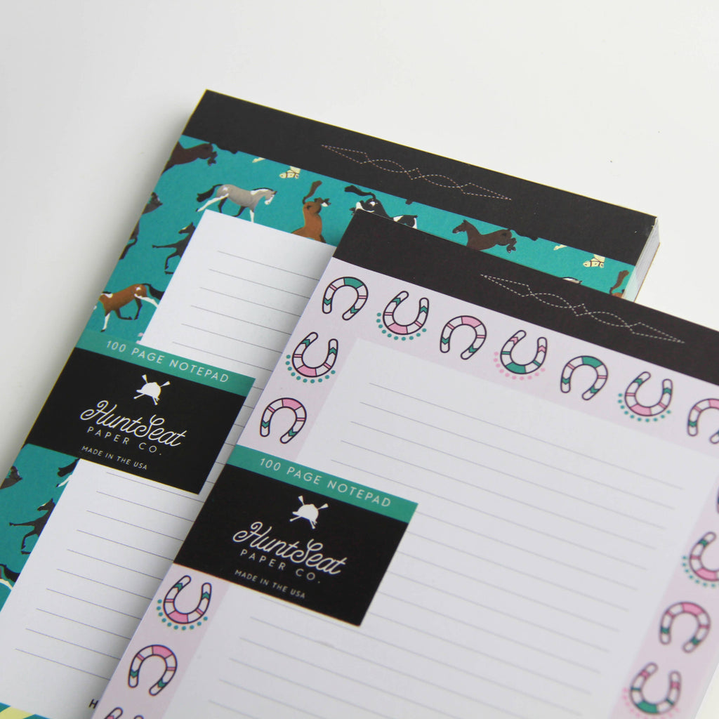 Hunt Seat Paper Co. - 6x9 100-Page Equestrian Horse Notepads – Spectrum ...